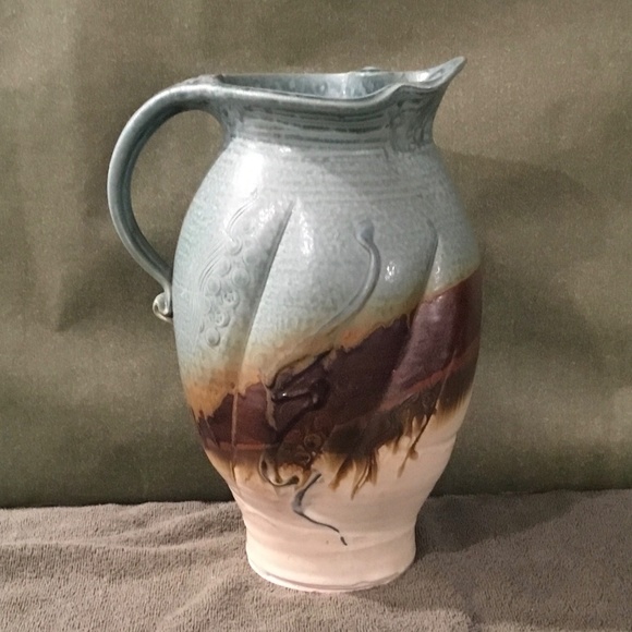 Mike Taylor | Art | Mike Taylor Large Abstract Pottery Pitcher | Poshmark